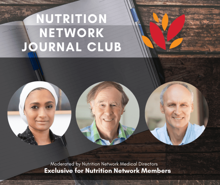 NUTRITION NETWORK COMMUNITY PLATFORM’S VIRTUAL JOURNAL CLUB 2021 ...